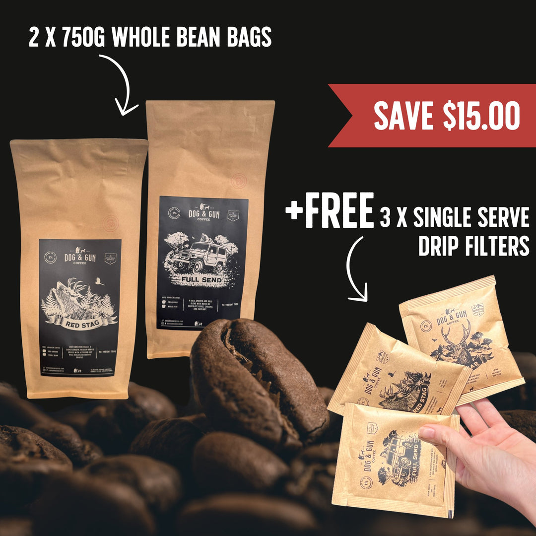 Dog & Gun Coffee - Bloody Good Coffee. Ready For Adventure.