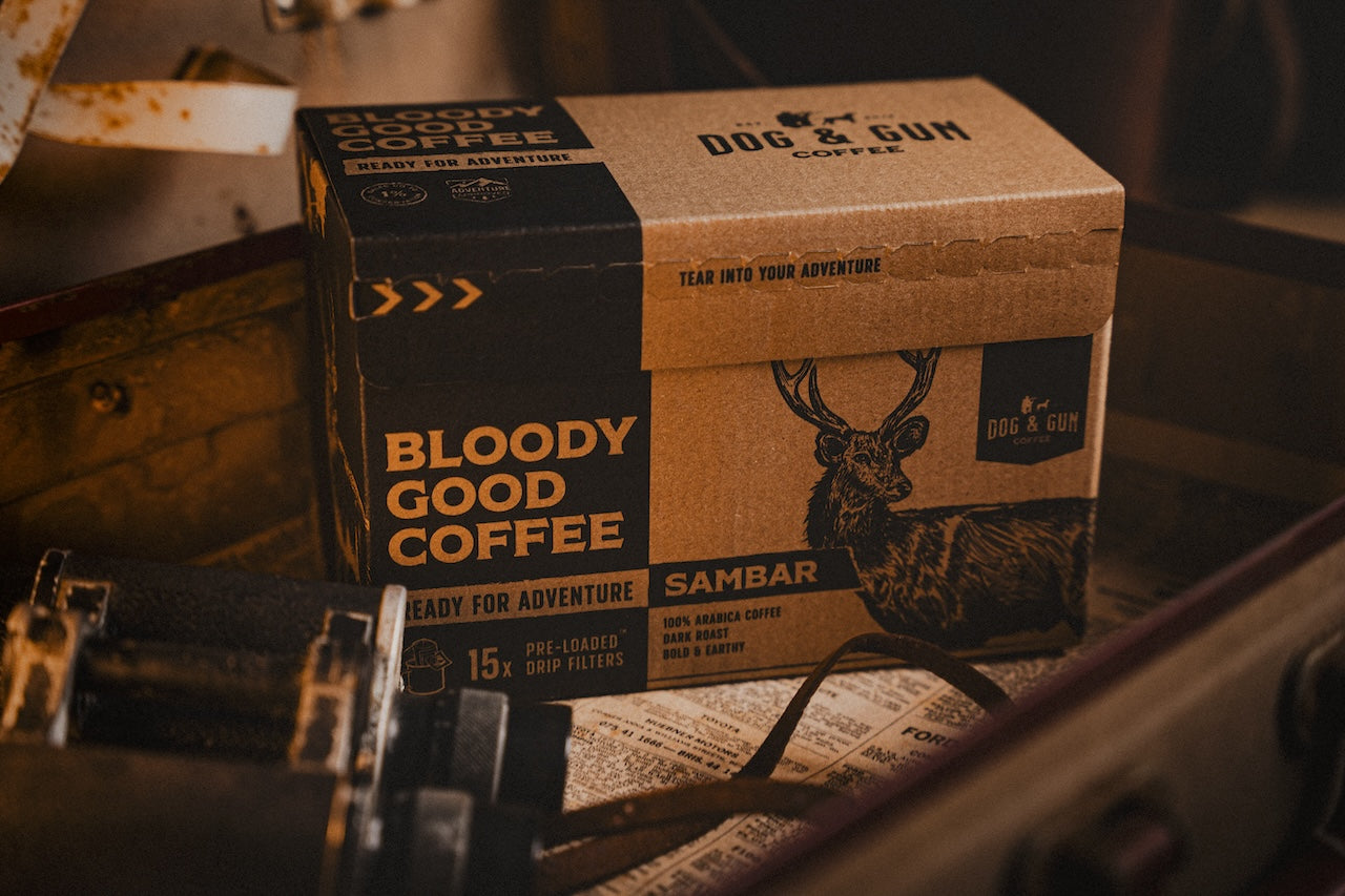Dog & Gun Coffee - Bloody Good Coffee. Ready For Adventure.