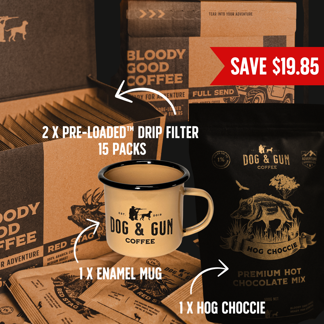 Dog & Gun Coffee - Bloody Good Coffee. Ready For Adventure.