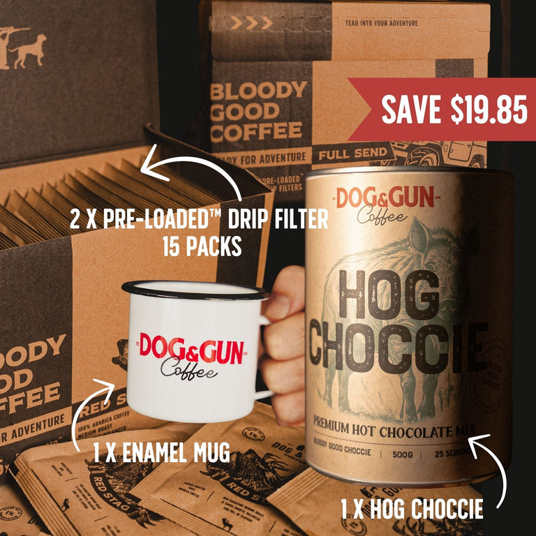 Dog & Gun Coffee - Bloody Good Coffee. Ready For Adventure.